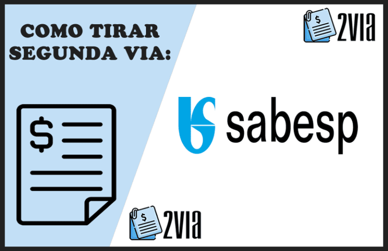 Segunda Via SABESP - 2ª Via Pelo Site, App e Telefone