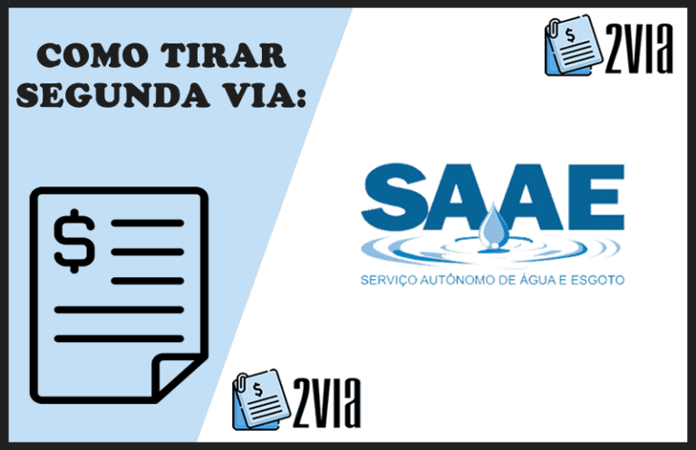 Segunda Via SAAE - 2ª Via Pelo Site, APP e Telefone